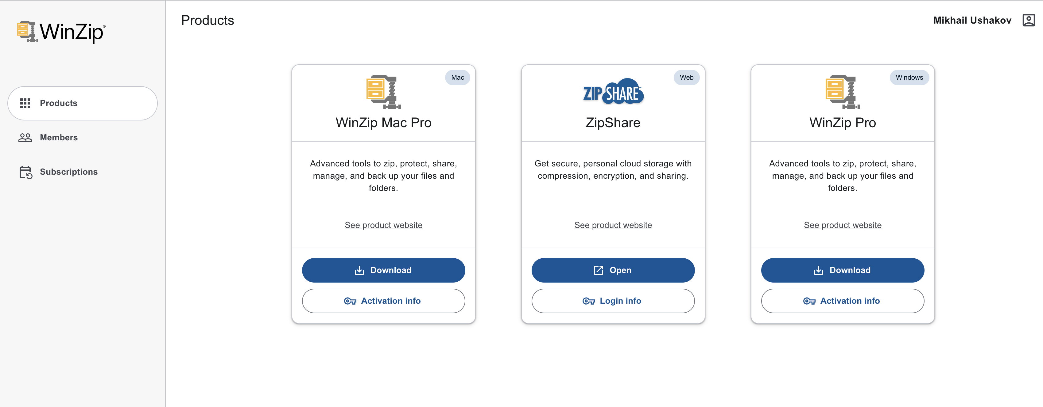KB Corel: Learn more about WinZip Account Portal